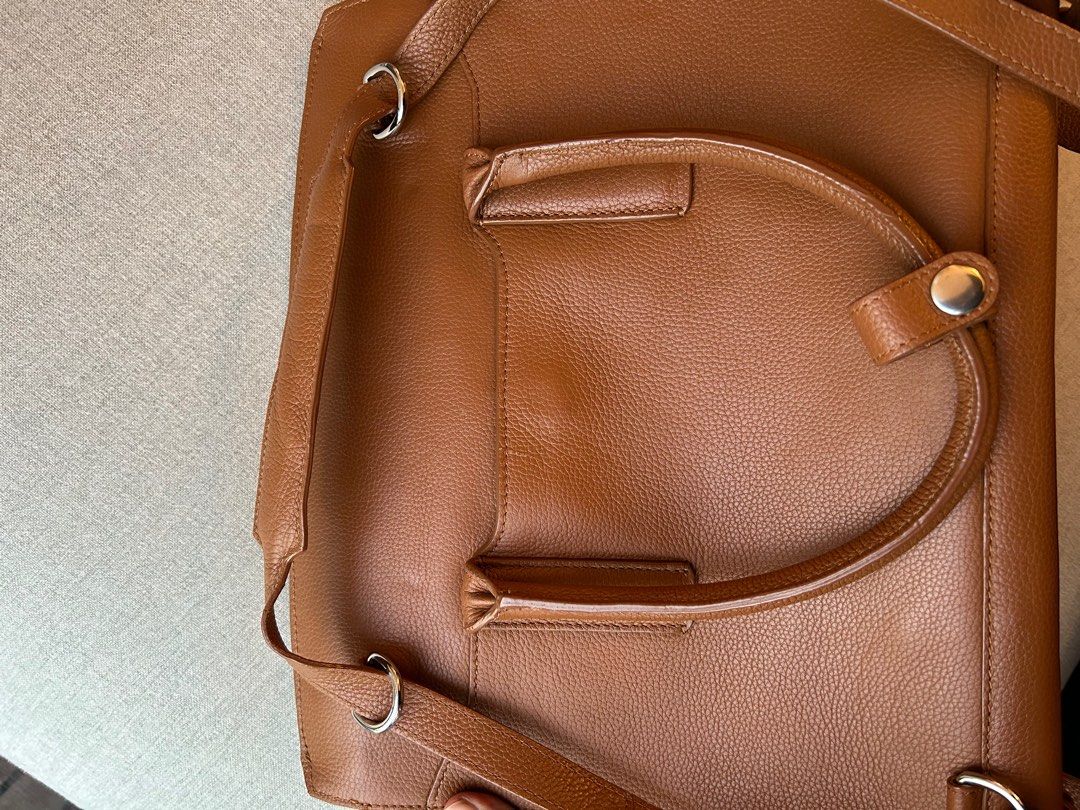 Wool & Oak All Day Bag in Tan Pebble, Women's Fashion, Bags & Wallets ...