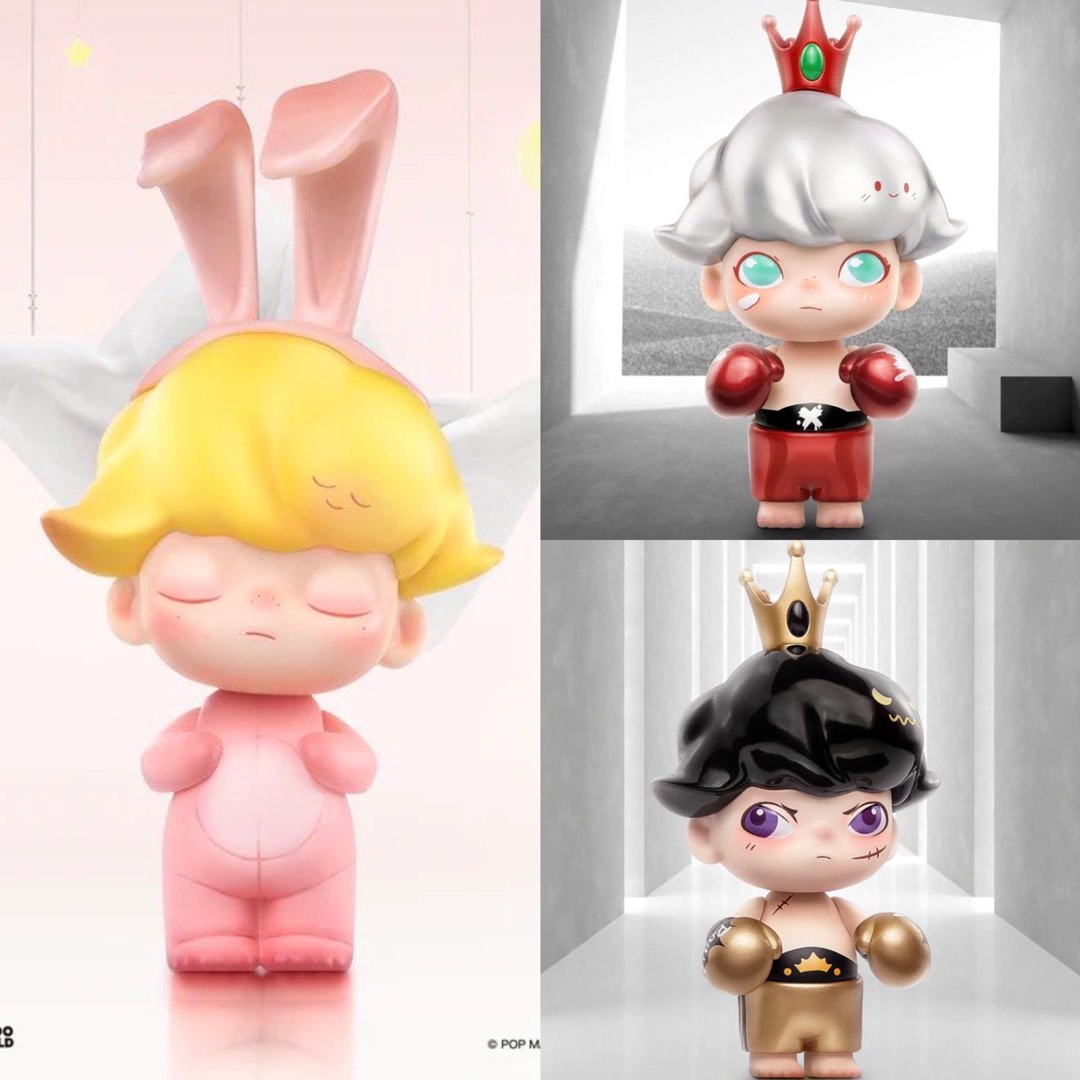 (wts) Dimoo Retro - Pajamas Rabbit, Rocky King, Rocky Overlord, Hobbies ...