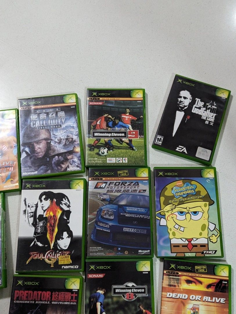 Xbox games original grabbed by ghoulies buffy X-Men dead or Alice ...