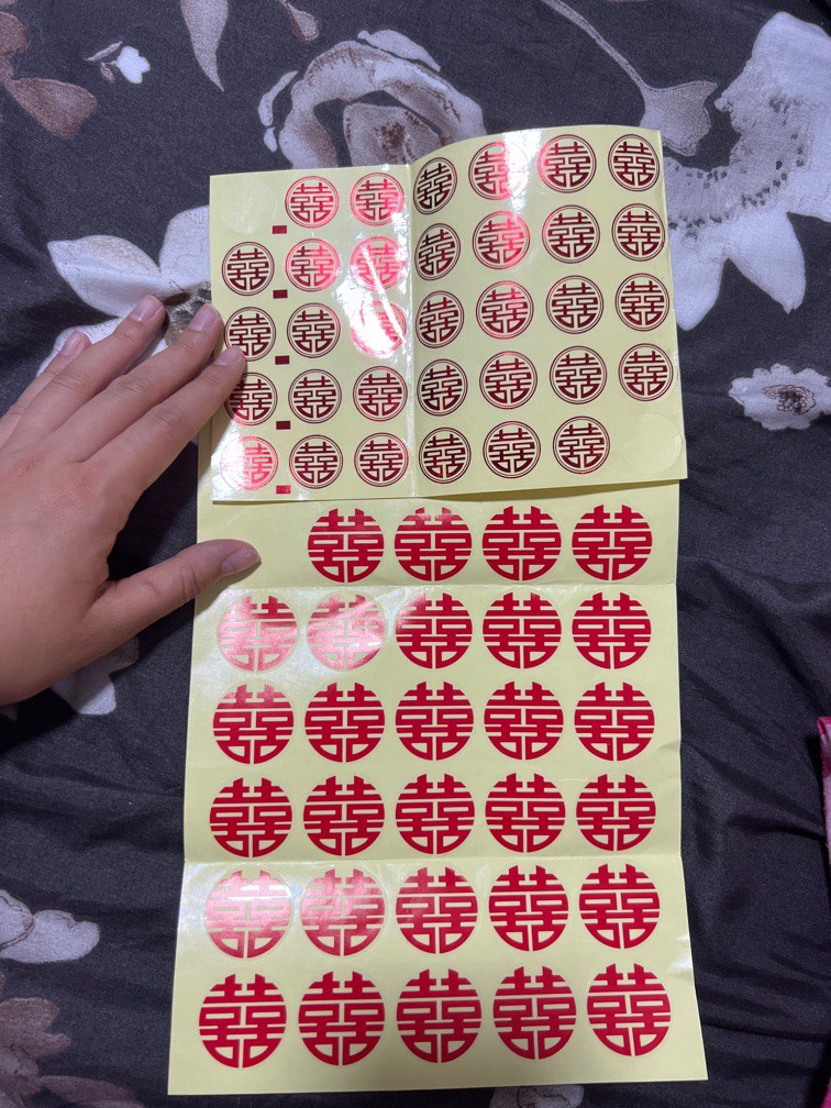 Xi sticker wedding sticker, Hobbies & Toys, Stationery & Craft, Art ...