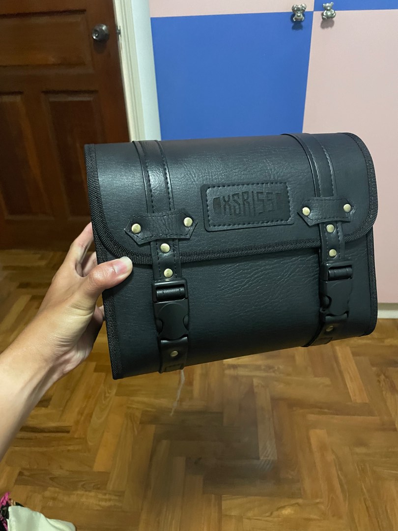XSR155 Side Bag black, Motorcycles, Motorcycle Accessories on Carousell