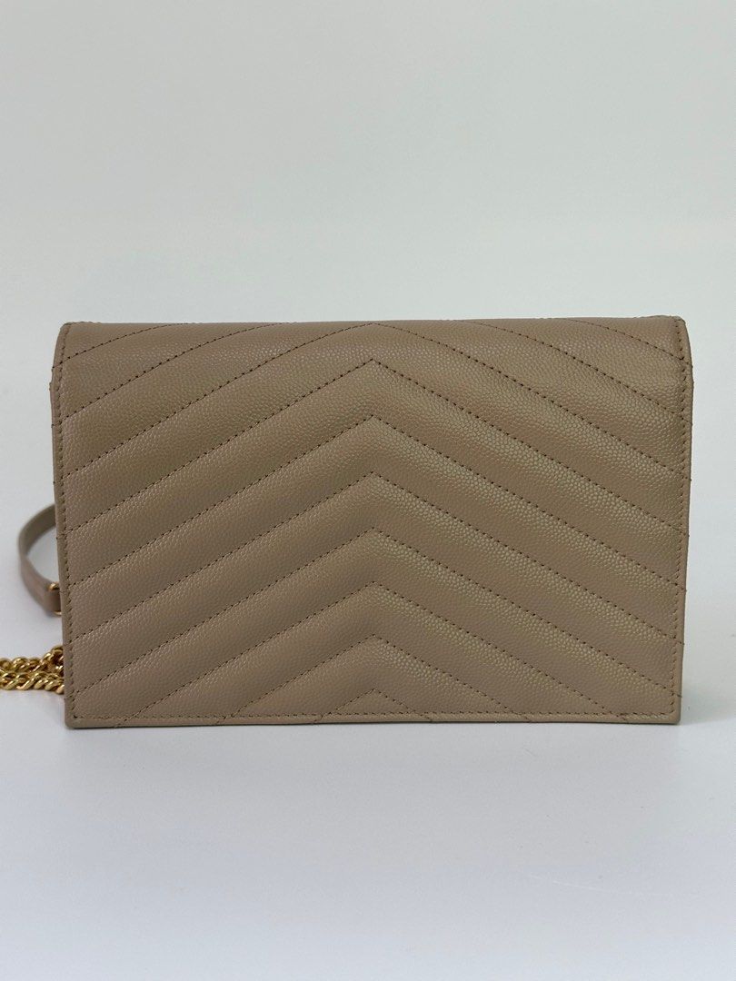 YSL Woc Small Grain, Luxury, Bags & Wallets on Carousell