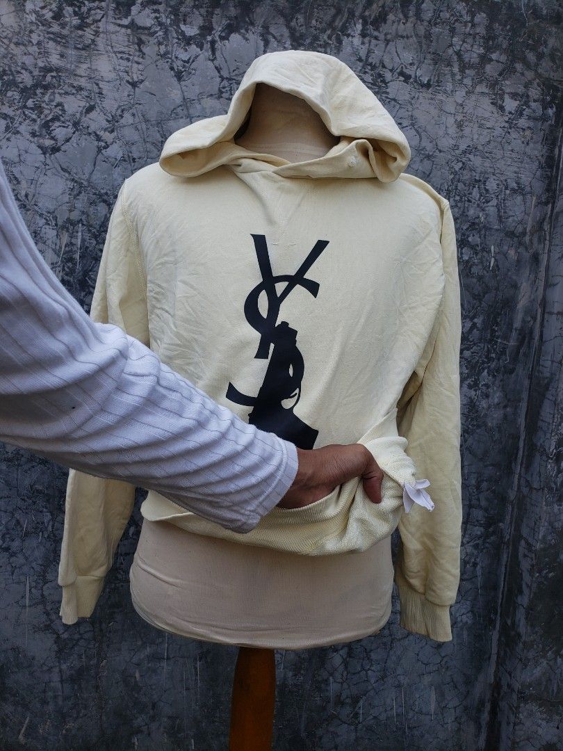YSL YVES SAINT LAUREN HOODIE, Fesyen Pria, Pakaian , Baju Luaran di ...
