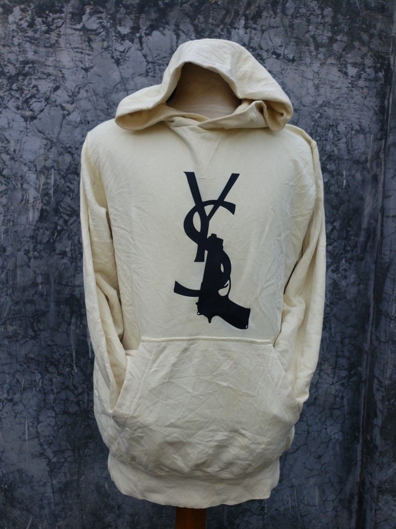 YSL YVES SAINT LAUREN HOODIE, Fesyen Pria, Pakaian , Baju Luaran di ...