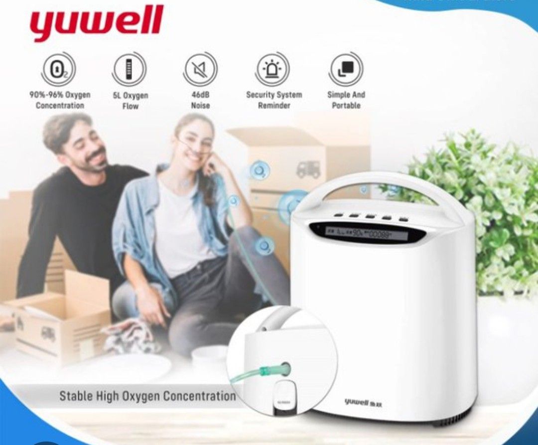 YUWELL YU500 Household Oxygen, Health & Nutrition, Medical Supplies ...