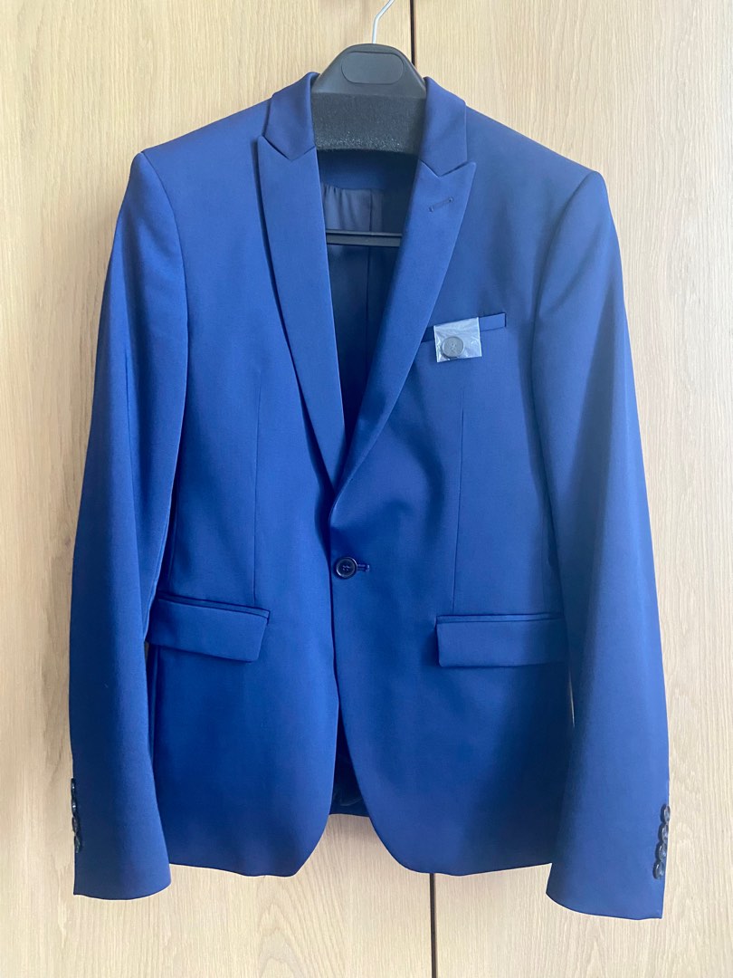 Zara formal/casual full set suit with a free vest (limited addition ...