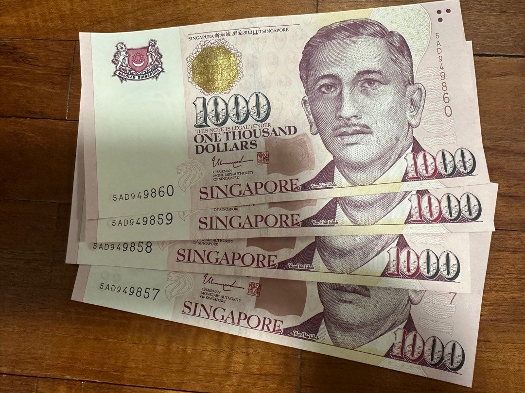 $1000 Dollar note In running number, Hobbies & Toys, Memorabilia ...