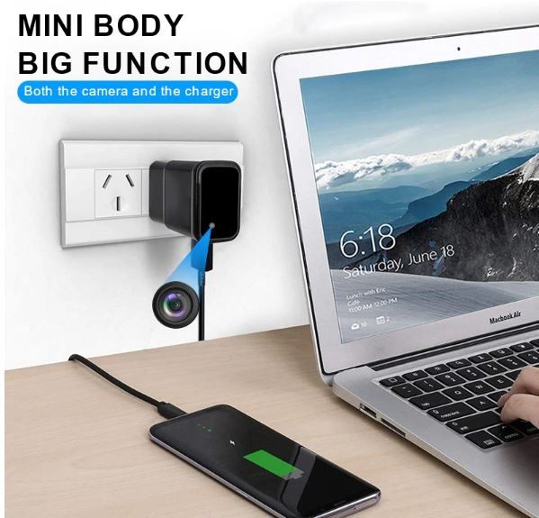 1080p HD Hidden Spy Camera USB Charger Plug | WIFI IP Camera Security ...