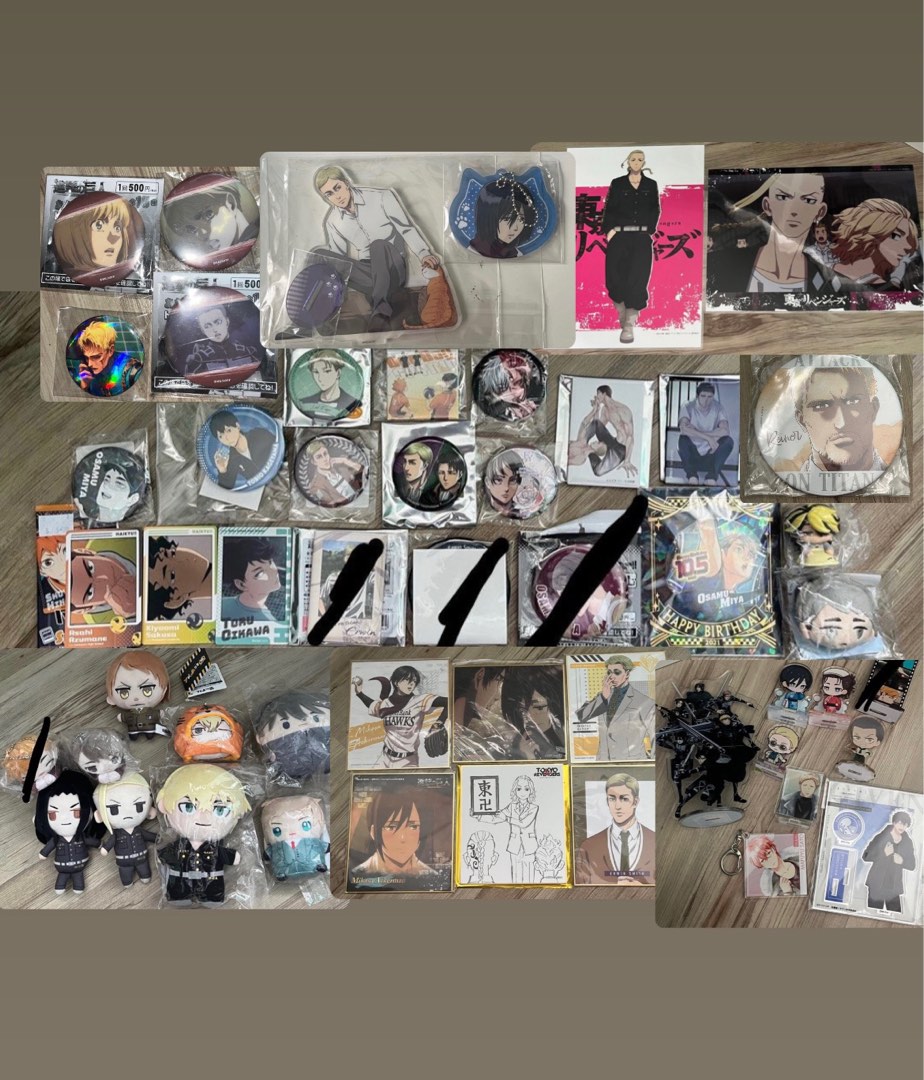 [10 slides] assorted anime merchandise attack on titan jujutsu kaisen ...