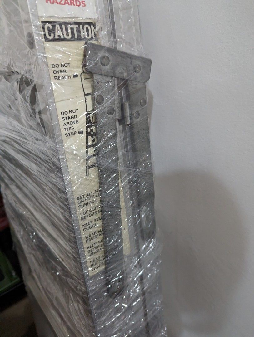 1.8m Ladder - Wrapped, ready to go, Furniture & Home Living, Home ...