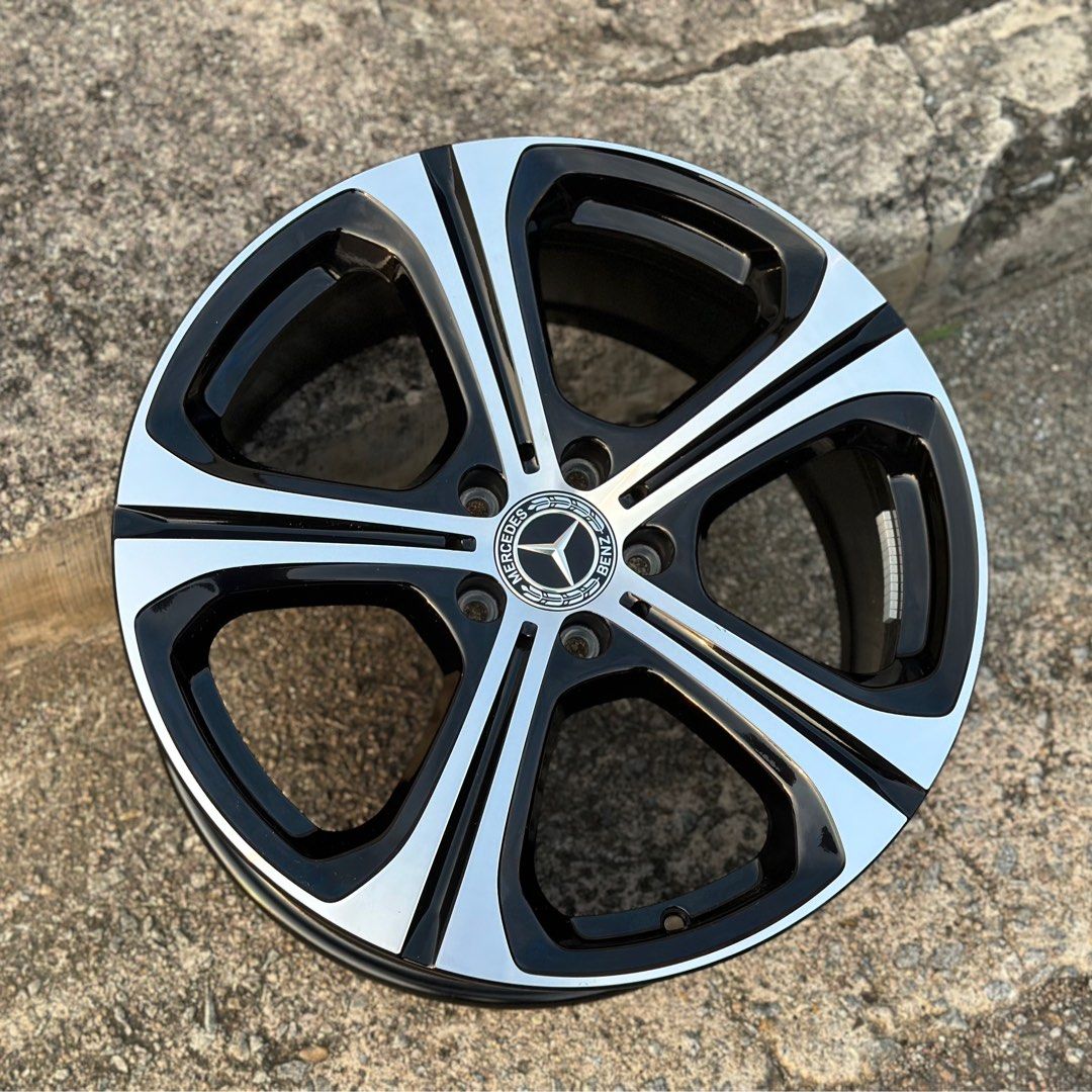 19” Mercedes Original Latest model 2023 Rim Staggered 5/112, Car ...