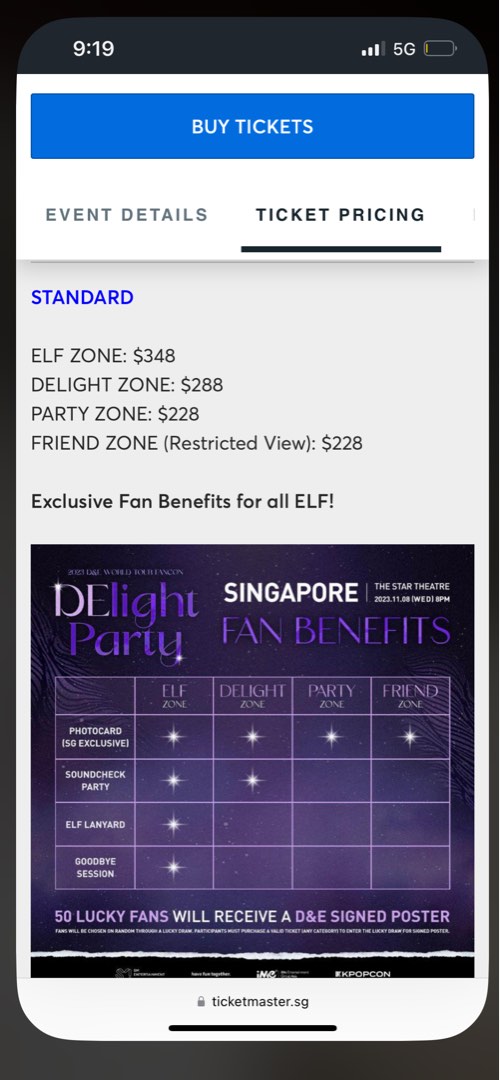 2023 D&E WORLD TOUR FANCON - [DElight Party] IN SINGAPORE, Tickets ...