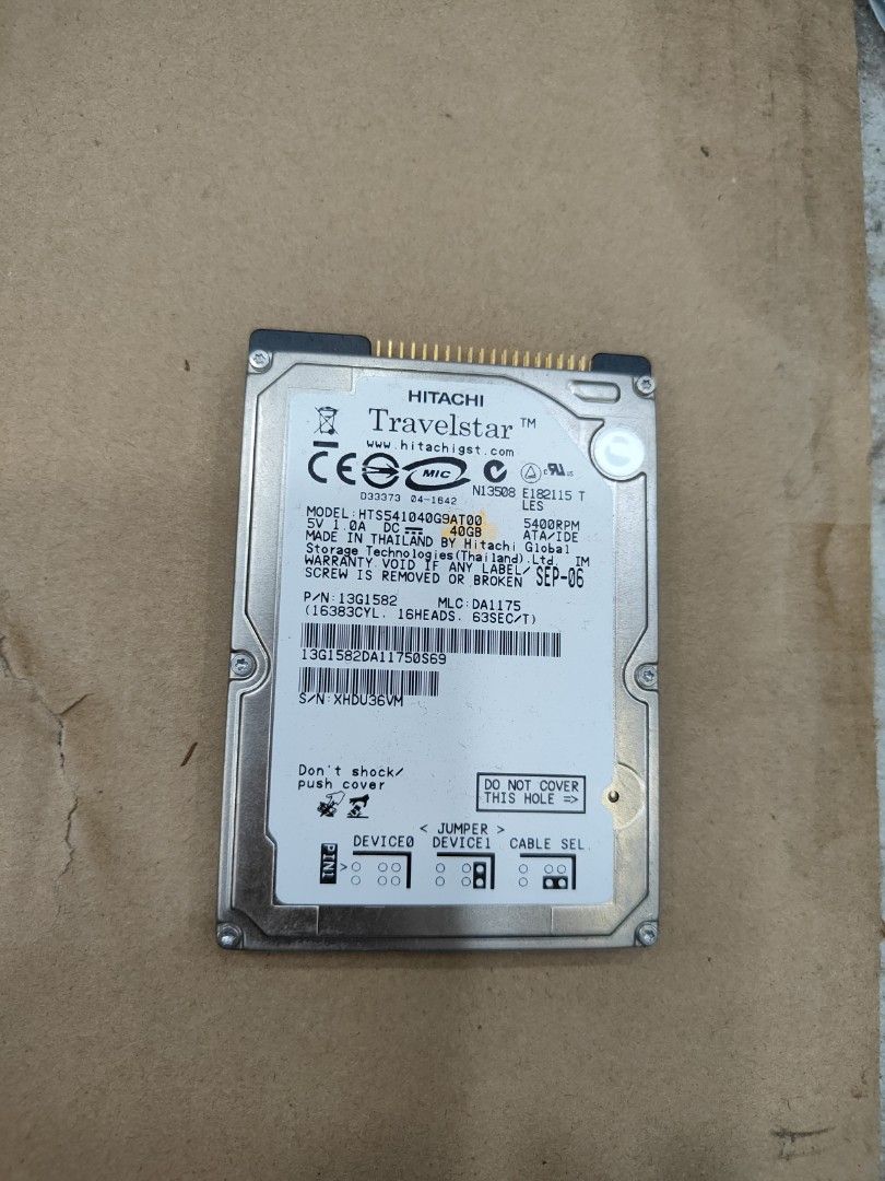 2.5" ide hard disk drive, Computers & Tech, Parts & Accessories, Hard ...