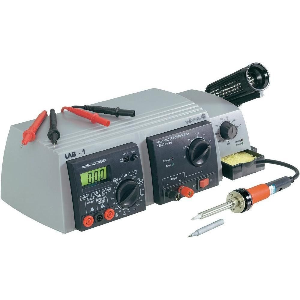 3-In-1 Soldering Kit Set, Lab Unit with Multimeter, 24V Soldering Iron ...