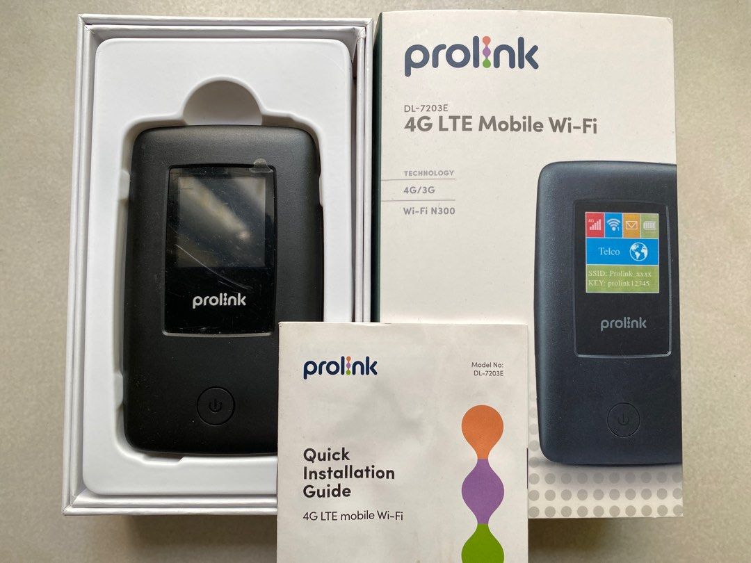 Prolink DL-7203E 4G LTE Mobile Wi-Fi, Mobile Phones & Gadgets, Mobile ...