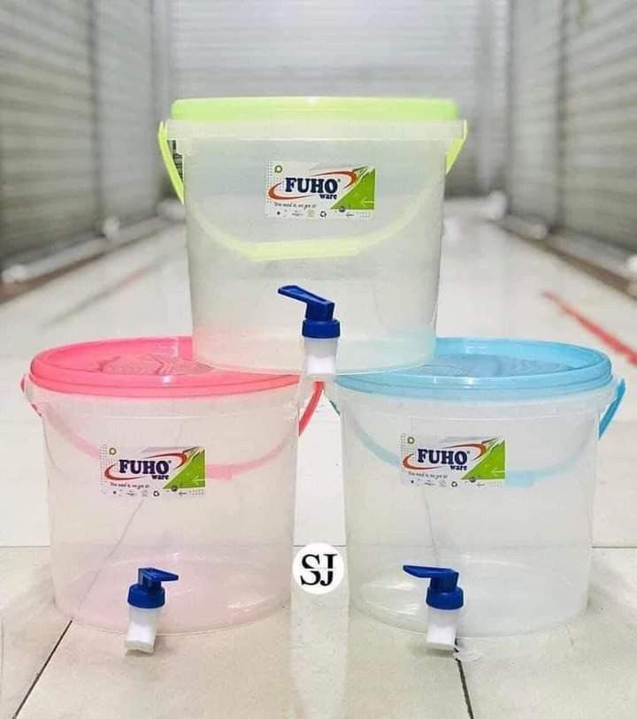 6LITERS FUHO ROUND WATER JUG W/ FAUCET, Furniture & Home Living ...