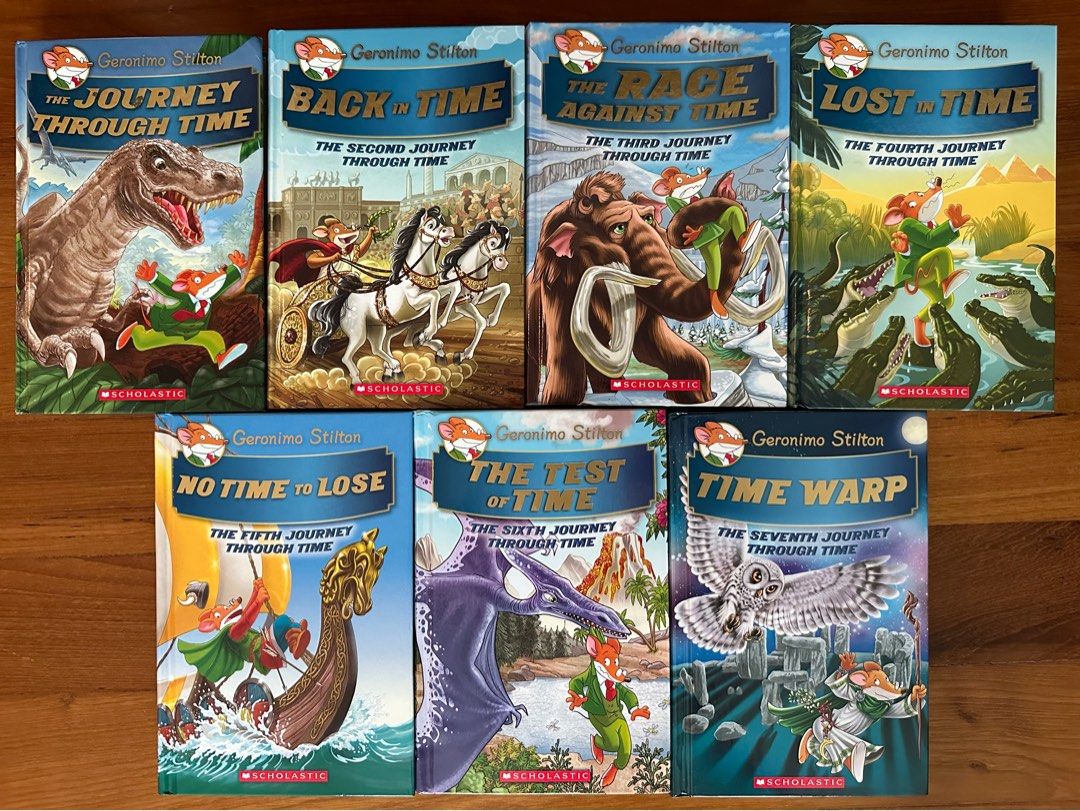 7 volumes- Geronimo Stilton Journey through time, Hobbies & Toys, Books ...