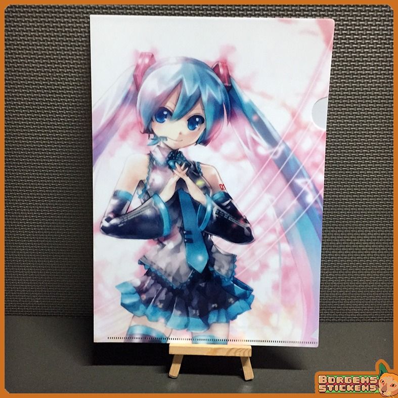 A4 Clear Files - Hatsune Miku / mikucolor, Hobbies & Toys, Stationary ...