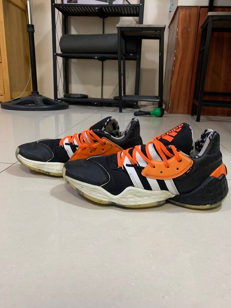 Adidas Daniel Patrick x Harden Vol. 4 Solar Orange 2020, Men's Fashion ...