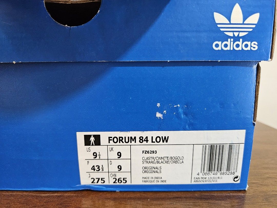 Adidas Forum 84 Low (Clay Stara), Men's Fashion, Footwear, Sneakers on ...