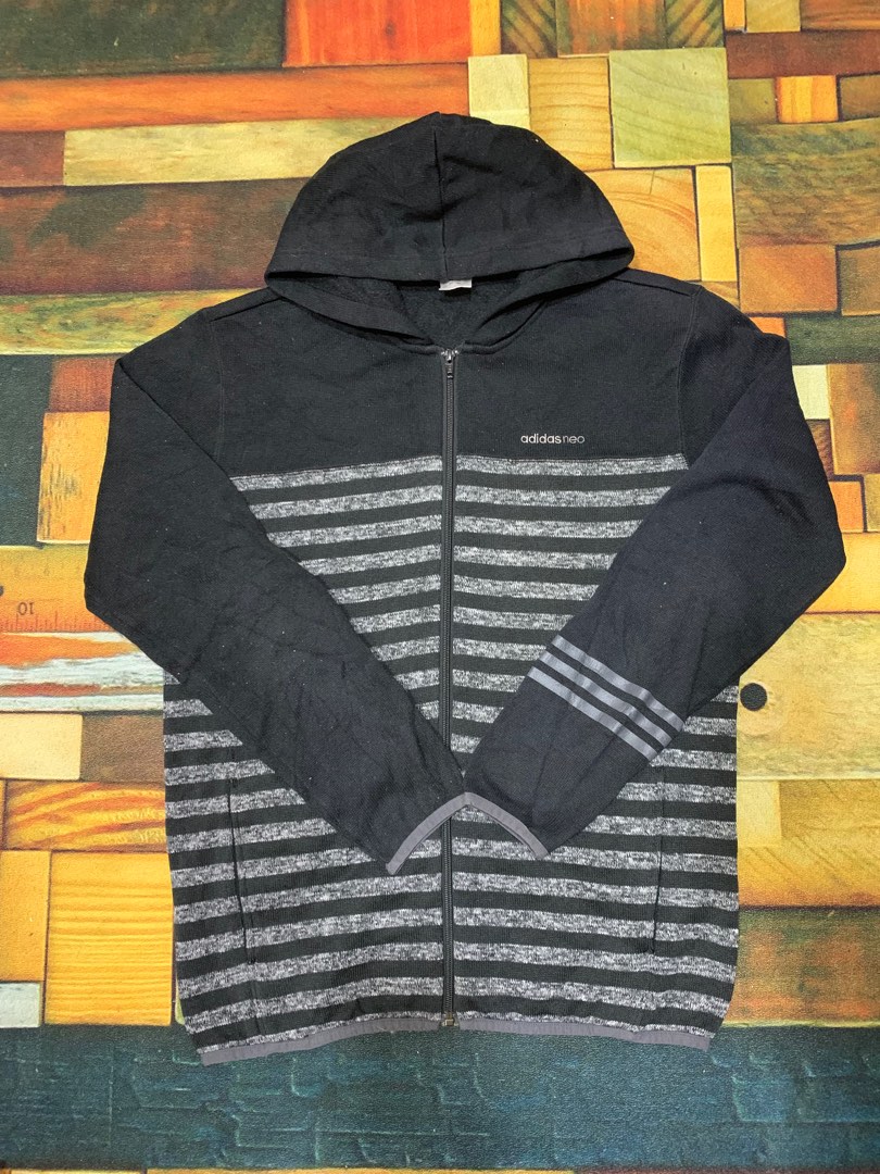Adidas Neo Hoodie, Men's Fashion, Tops & Sets, Hoodies on Carousell