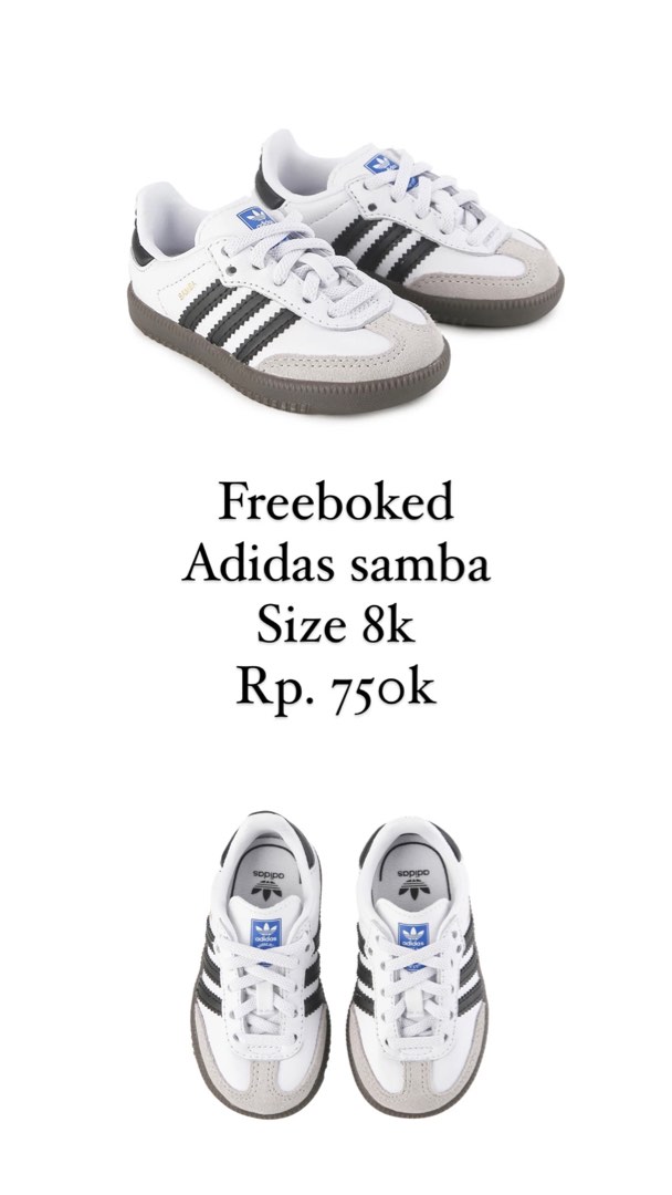 Adidas samba toddler, Bayi & Anak, Baju Anak Laki-laki, 1 hingga 3 ...