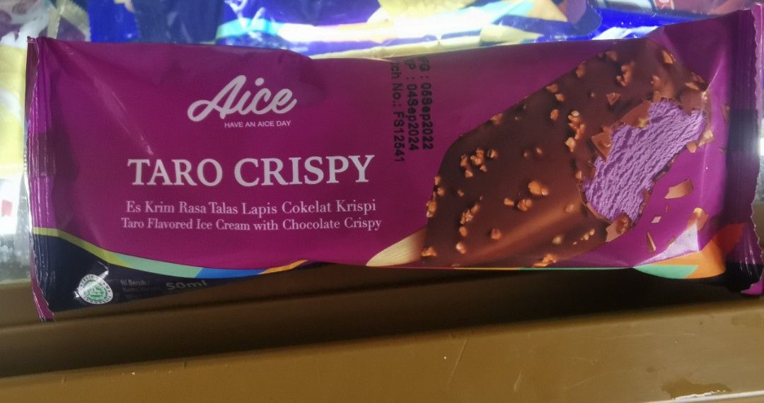 AICE TARO CRISPY, Food & Drinks, Chilled & Frozen Food on Carousell