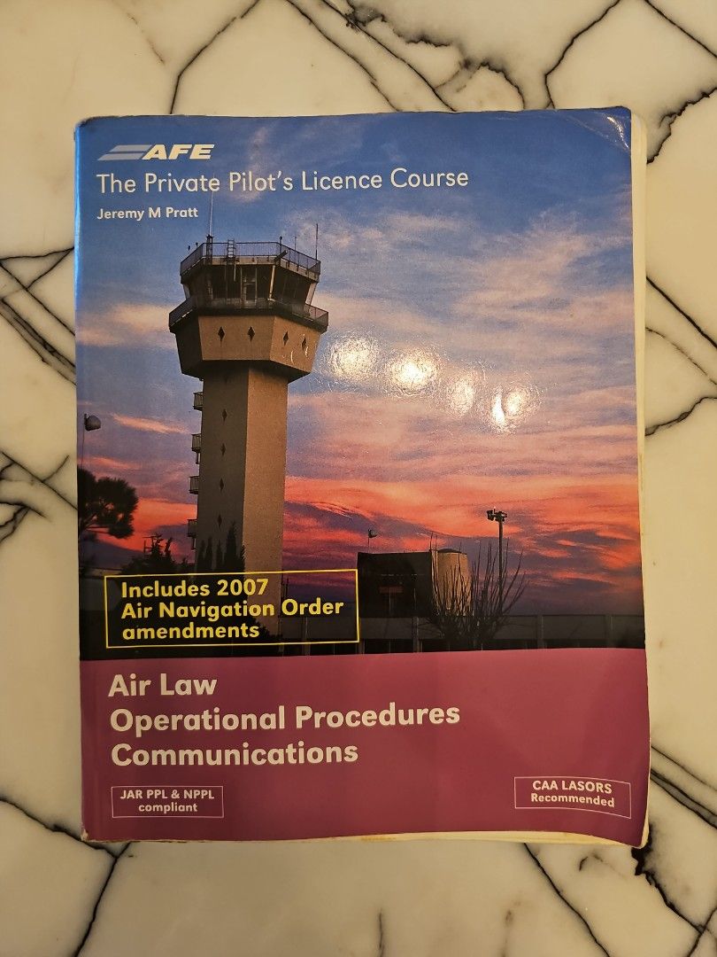 Air Law PPL Book, 興趣及遊戲, 書本 & 文具, 教科書 - Carousell