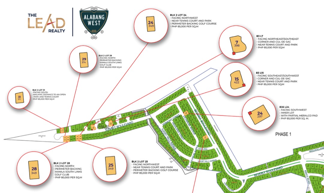 Alabang West LOT For Sale 297 sq.m near Ayala Alabang Village Inner Lot ...