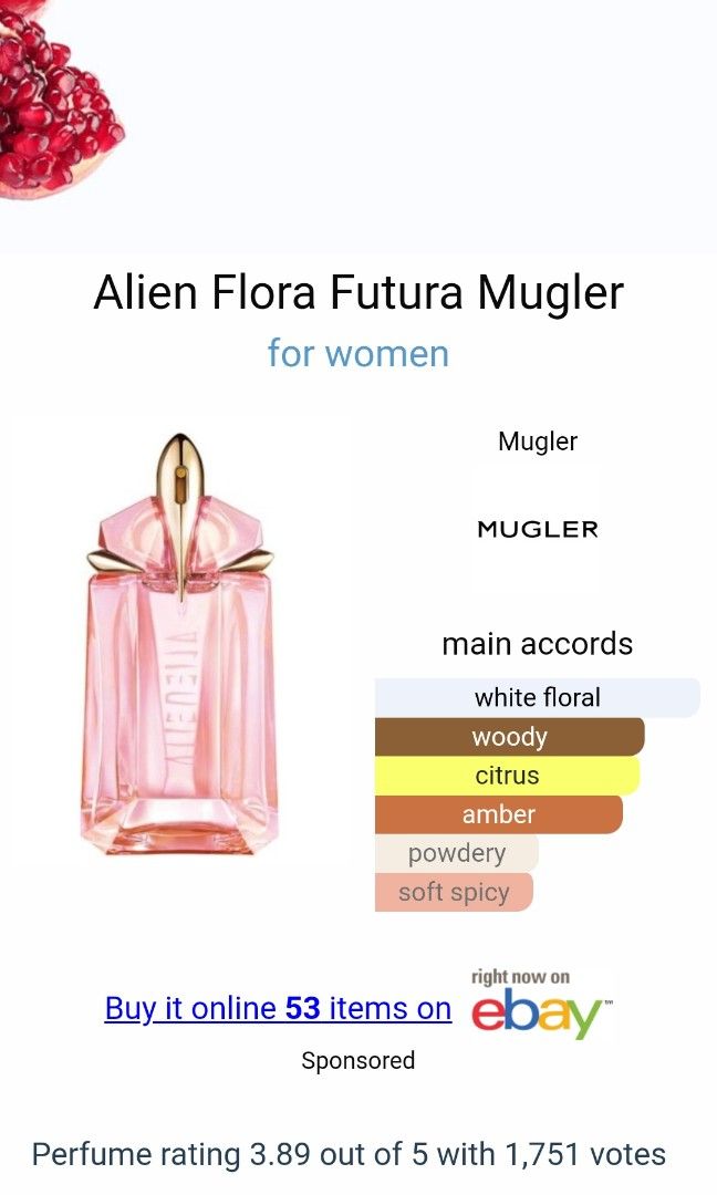 Alien Flora Futura 90ml by MUGLER Original Tester Eropa (NEW FULL BOX ...