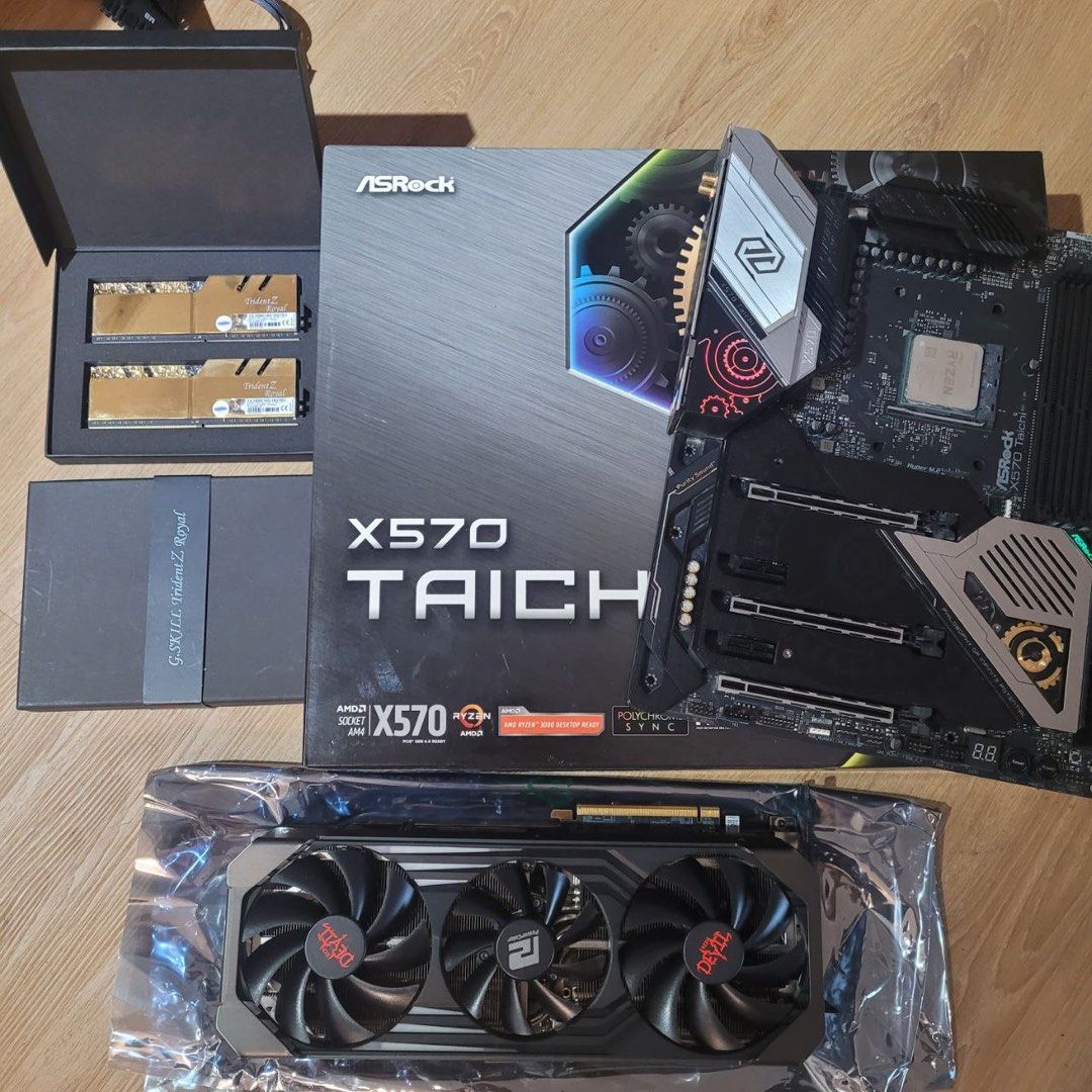 Cpu + Mobo + Ram + Gpu Am4 Bundle deal : Ryzen 9 5900x + ASRock Taichi ...