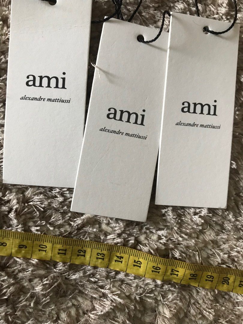 AMI PARIS LABEL TAG PRICE BOOKLET CARD DLL NEW AUTHENTIC HARGA SATUAN ...