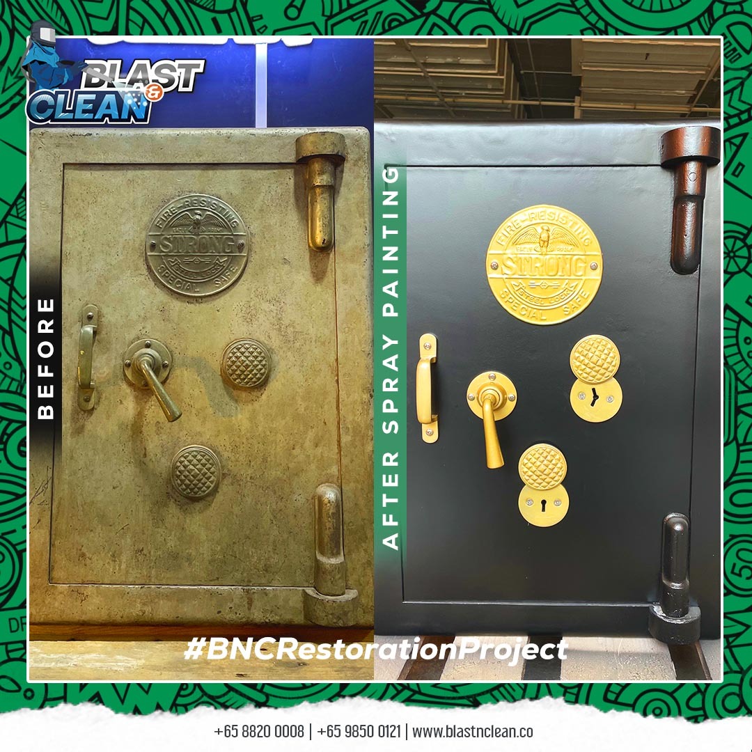 Antique Strong Safe - Spray Painting, Furniture & Home Living, Security ...