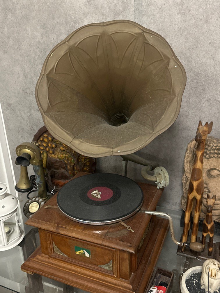 Antique Vinyl Player, Furniture & Home Living, Home Decor, Other Home ...