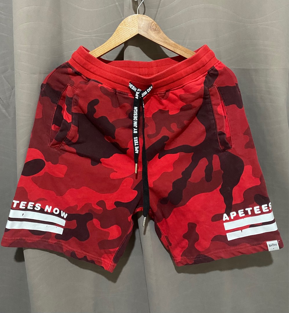Ape Tees by Jim Design, Men's Fashion, Bottoms, Shorts on Carousell