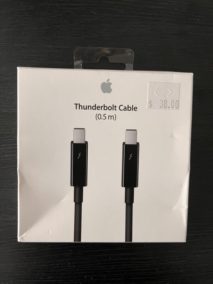 Apple Thunderbolt Cable (0.5m), Computers & Tech, Parts & Accessories ...