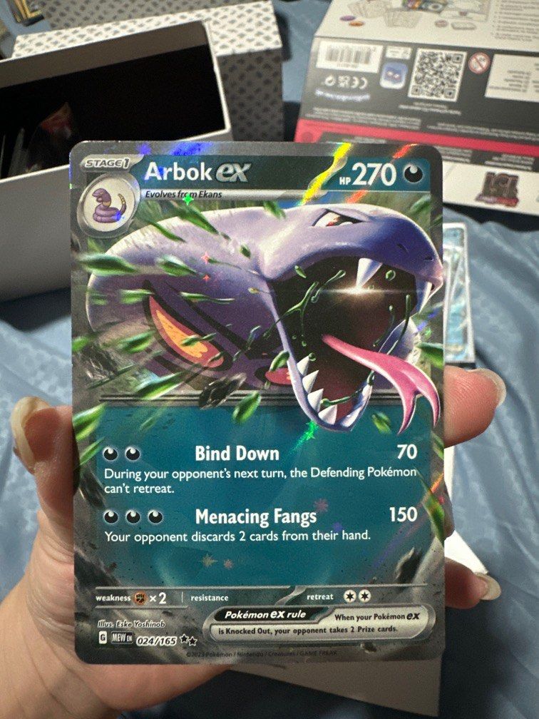 Arbok EX Ultra Rare, Hobbies & Toys, Toys & Games on Carousell