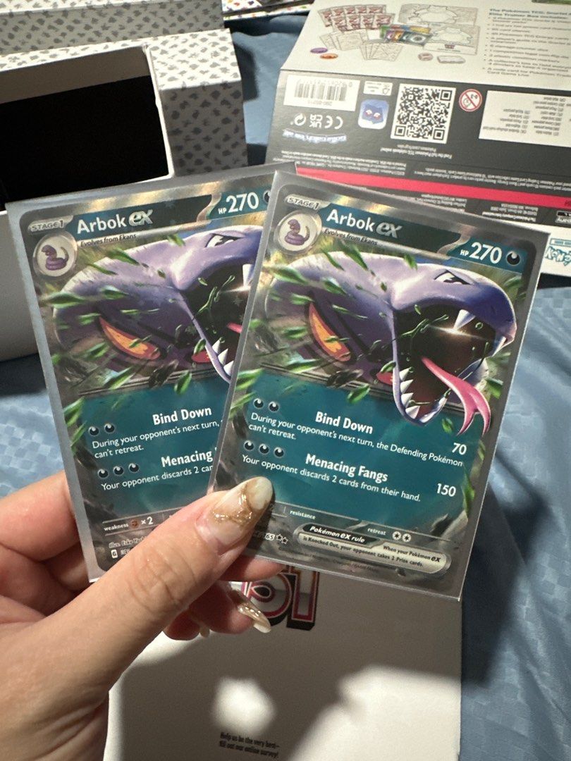Arbok EX Ultra Rare, Hobbies & Toys, Toys & Games on Carousell