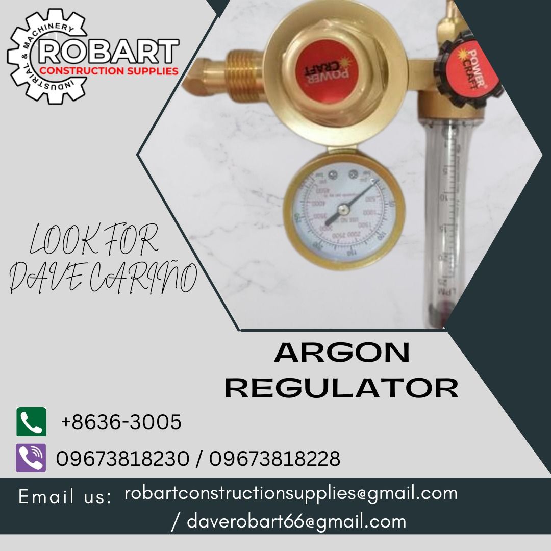 ARGON REGULATOR, Commercial & Industrial, Construction Tools ...