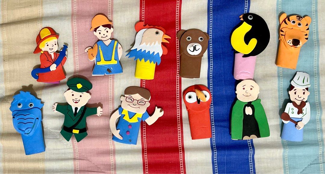 Pre-loved Assorted Finger Puppets, Hobbies & Toys, Toys & Games on ...