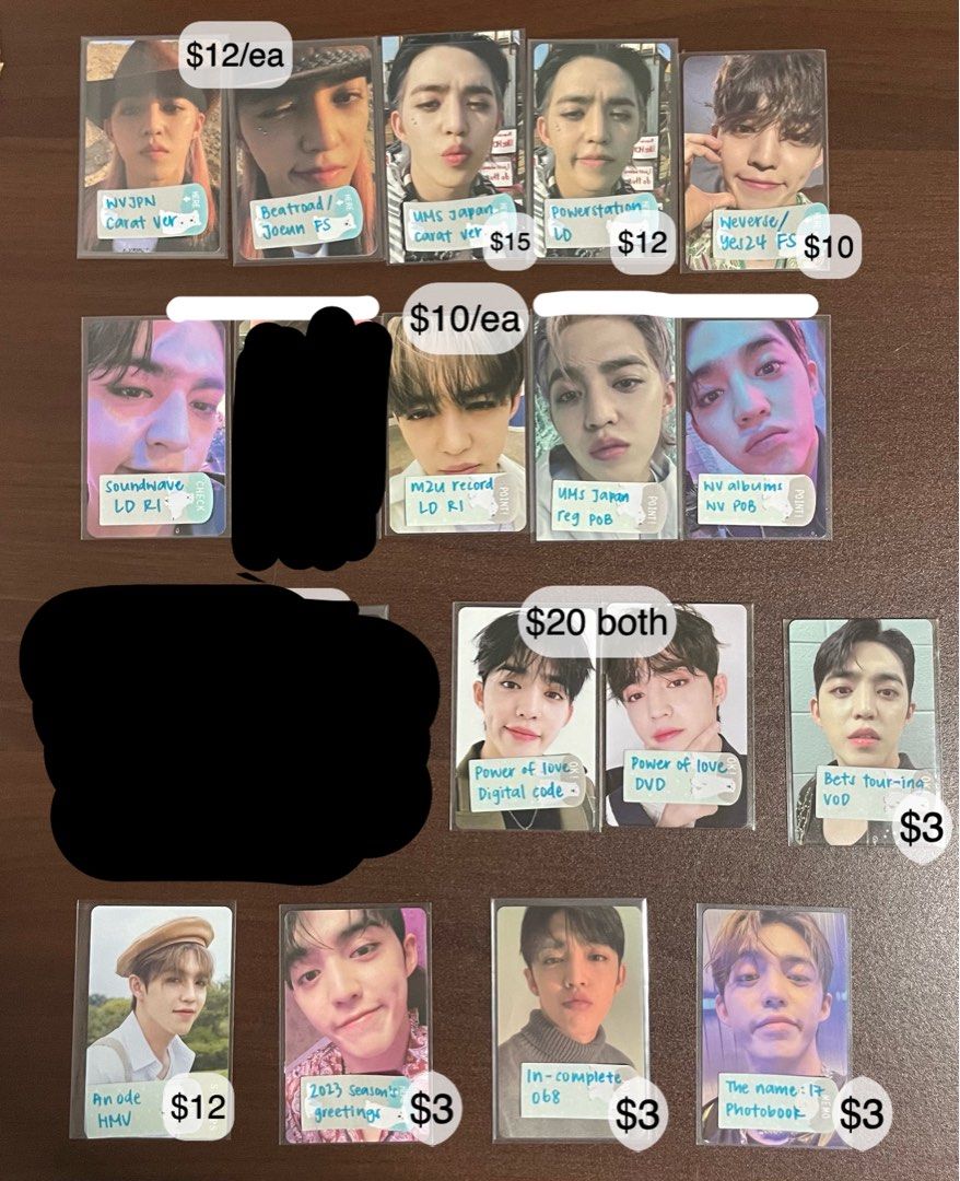 assorted svt scoups photocards, Hobbies & Toys, Memorabilia ...