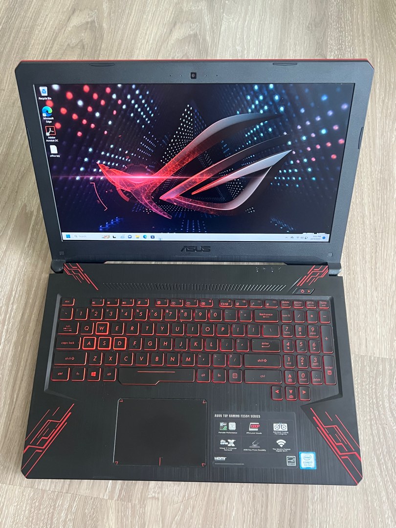 Asus TUF Gaming Laptop FX504G | i7-8750H | 32GB RAM | 256GB SSD + 1TB HDD | NVIDIA GTX 1050 Ti ...