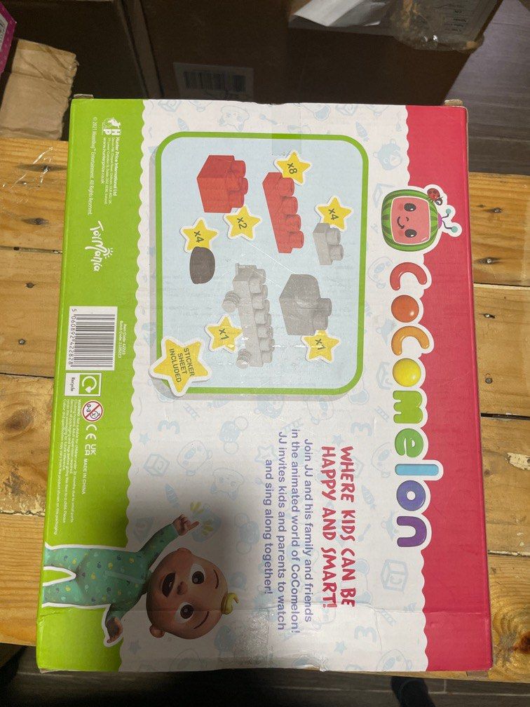 Authentic Cocomelon Soft Building Blocks, Babies & Kids, Infant ...