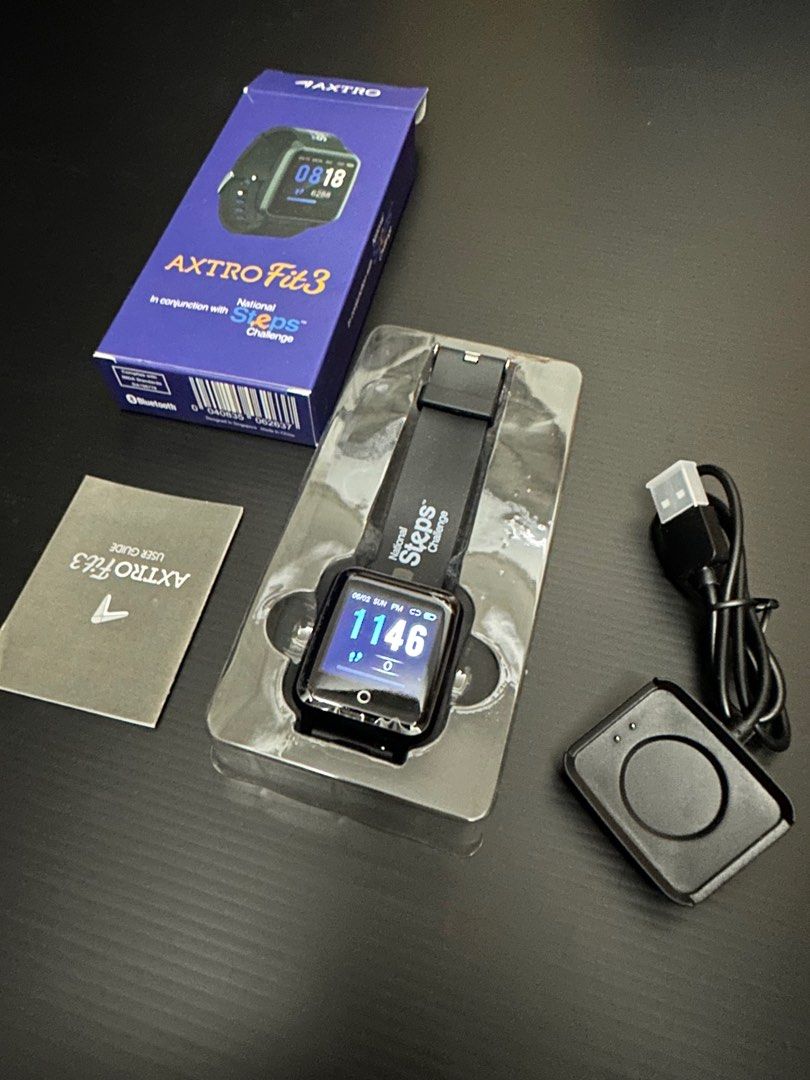 Axtro Fit 3 Fitness tracker watch, Sports Equipment, Exercise & Fitness ...