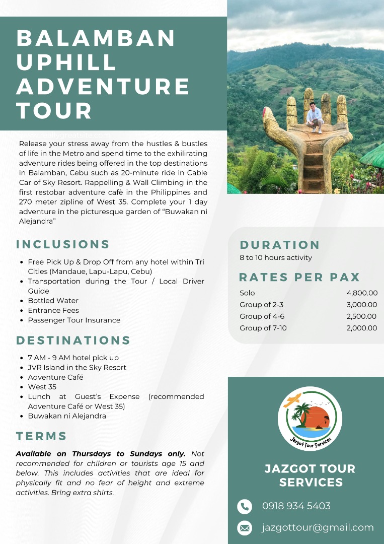 Balamban Uphill Adventure Tour (Cebu Tour Activities), Tickets ...