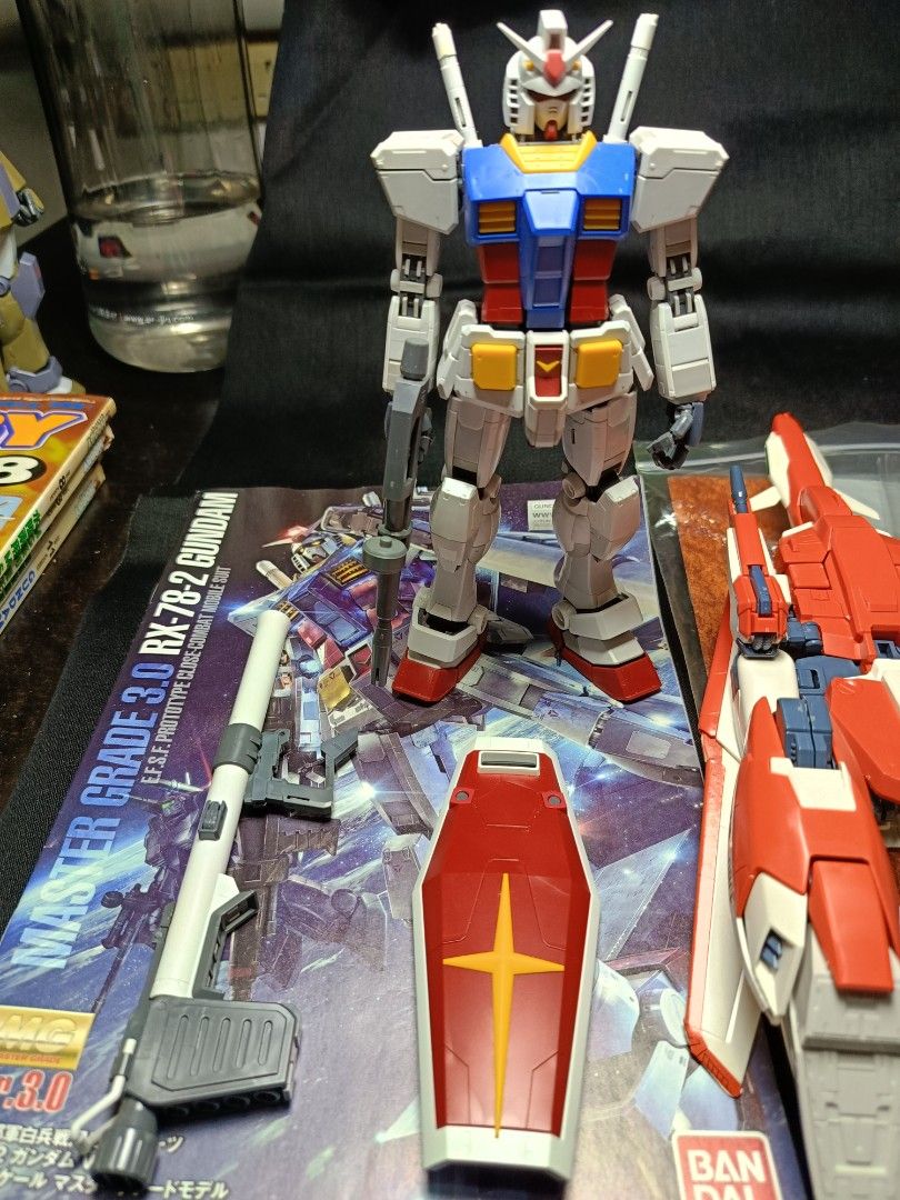 Bandai 1/100 MG Lot GM Dominance RX-78 V3 Zeta A1 Amuro, Hobbies & Toys, Toys & Games on Carousell