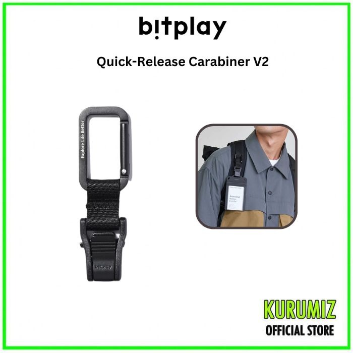 Bitplay Quick-Release Carabiner V2, Women's Fashion, Bags & Wallets, Wallets & Card Holders on ...