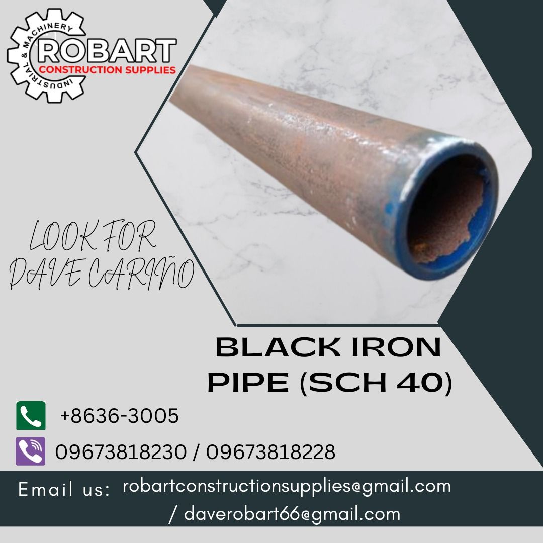 BLACK IRON PIPE, Commercial & Industrial, Construction Tools ...