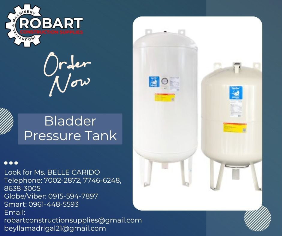 Bladder Tank Pressure Tank, Commercial & Industrial, Construction Tools ...