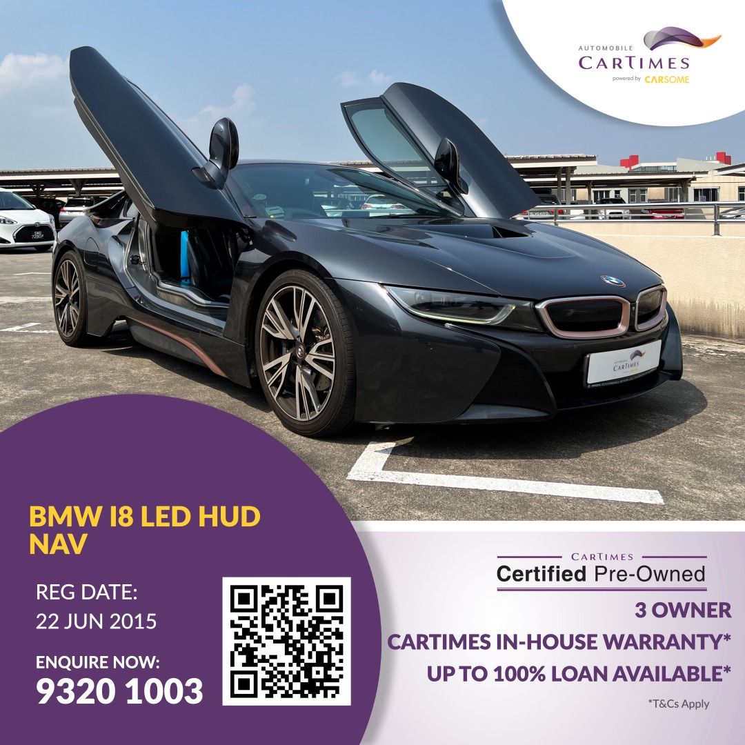 BMW i8 Coupe LED HUD NAV Auto, Cars, Used Cars on Carousell